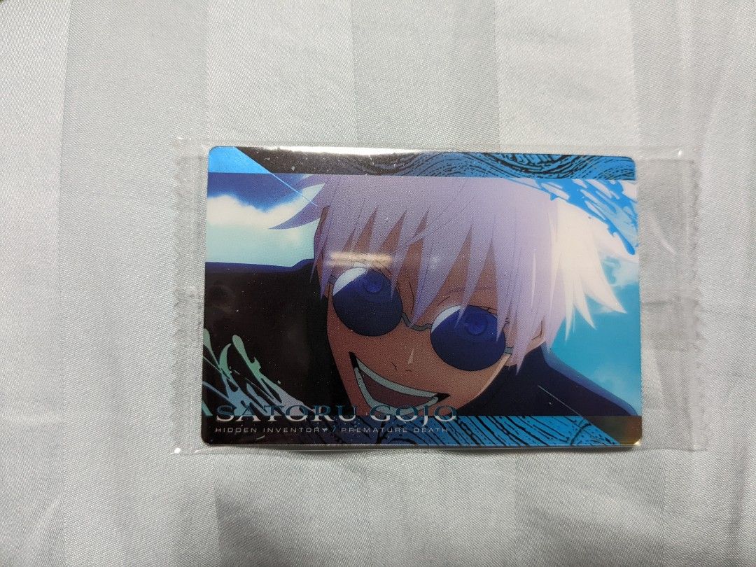 Gojo satoru Jujutsu Kaisen Wafer Cards, Hobbies & Toys, Memorabilia ...