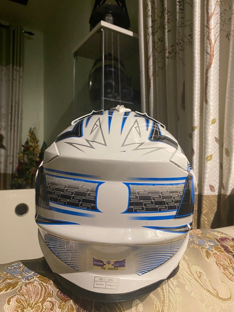 Gracshaw Full Face Helmet, Motorbikes on Carousell
