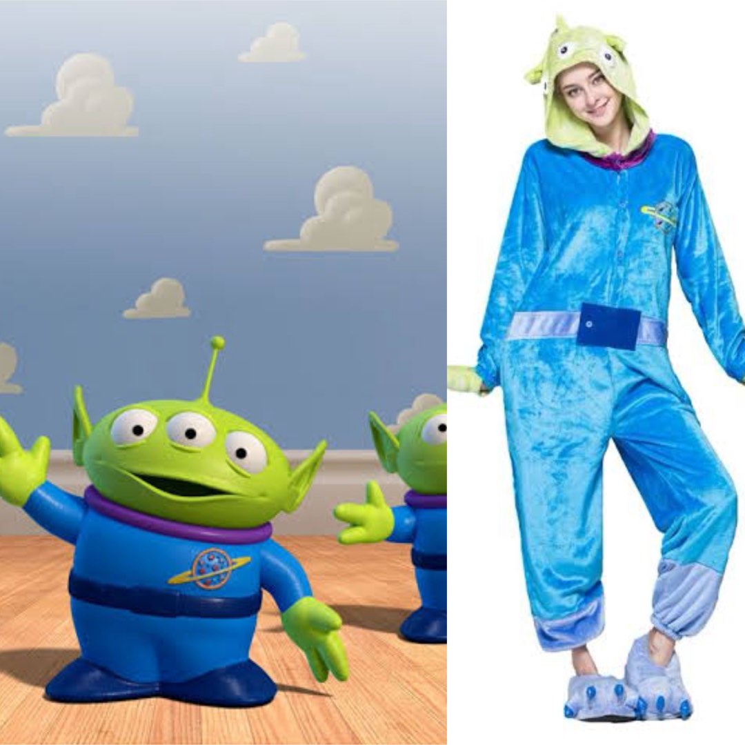 Halloween Costume Little Green Men Alien Toy Story Onesie, Hobbies ...