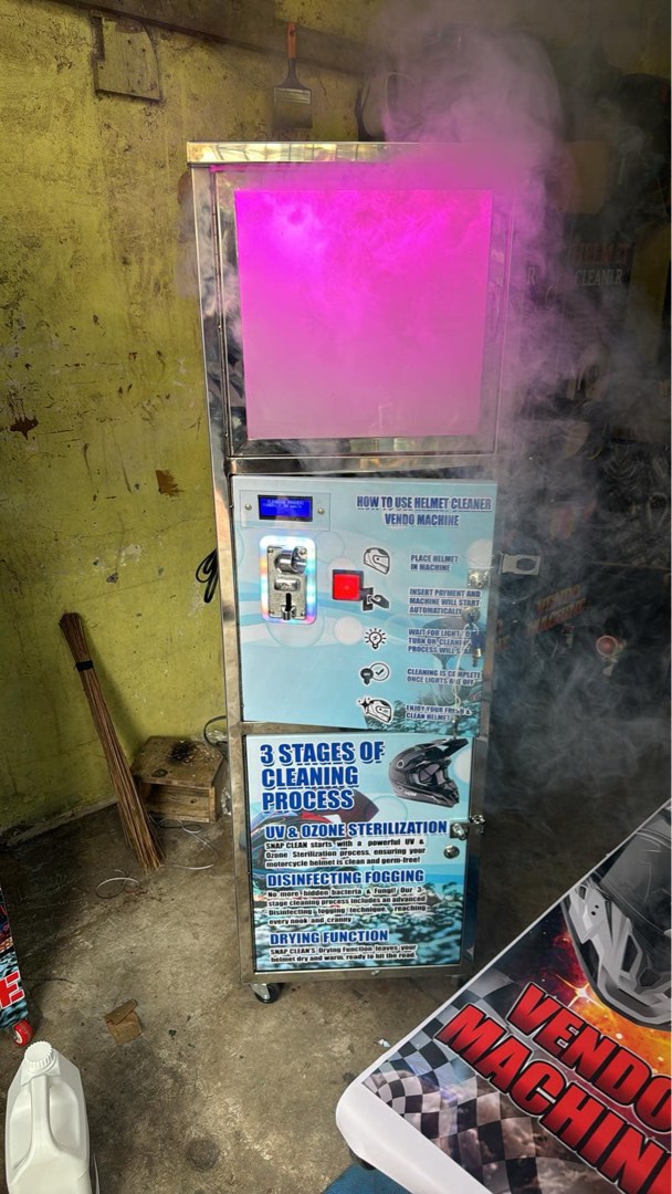 Helmet Cleaning Vendo Machine, Commercial & Industrial, Industrial ...