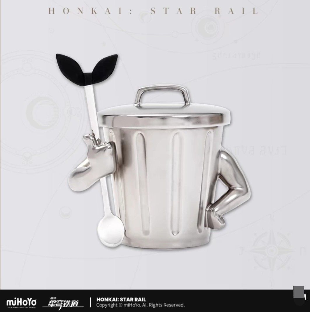 [HSR] Trash Can Mug with Spoon (Pre-Order) Honkai Star Rail Mihoyo ...