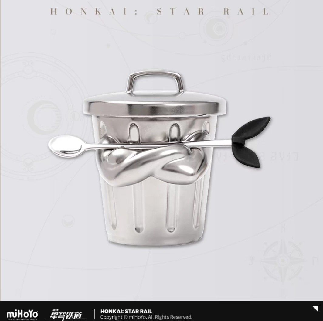 [HSR] Trash Can Mug with Spoon (Pre-Order) Honkai Star Rail Mihoyo ...