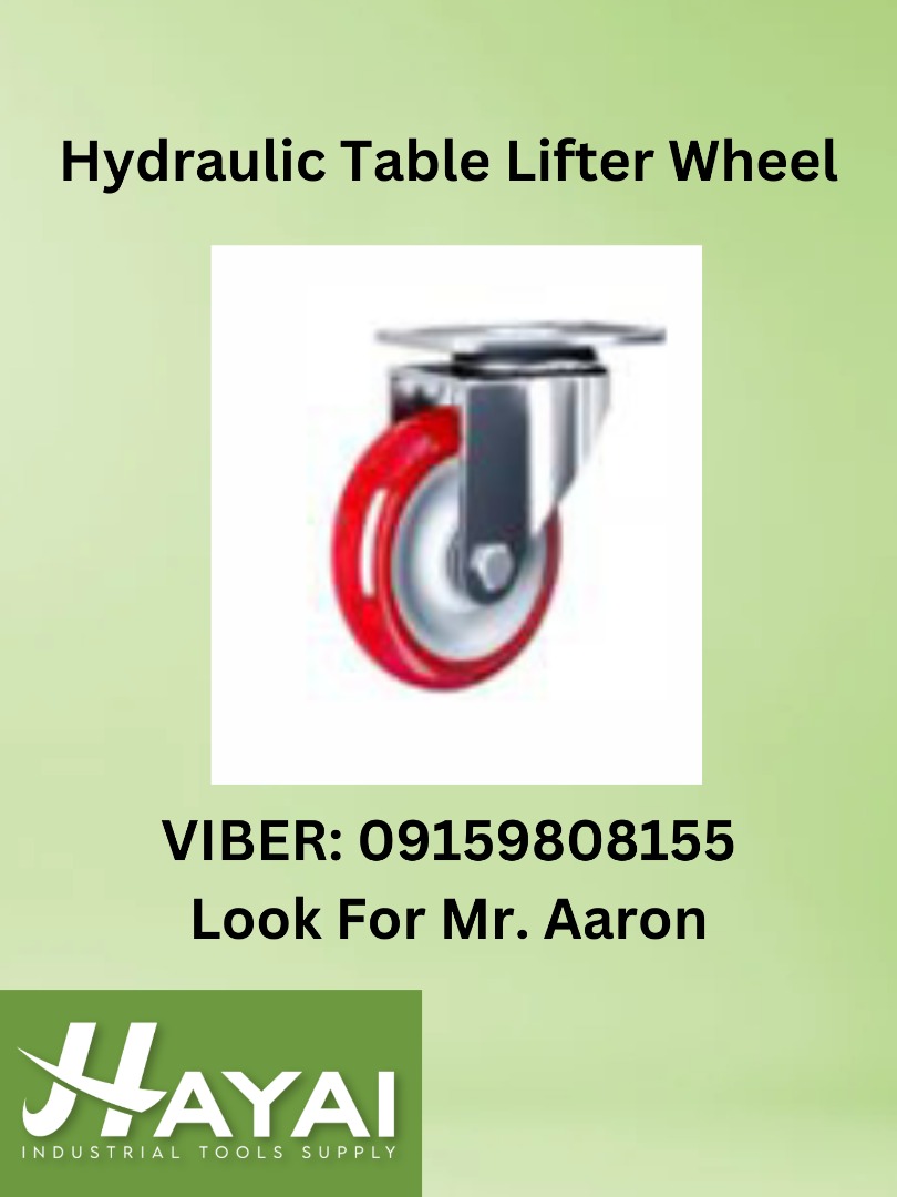 Hydraulic Table Lifter Wheel, Commercial & Industrial, Construction ...
