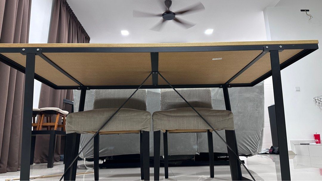 Ikea dining table set / set meja makan ikea, Furniture & Home Living ...