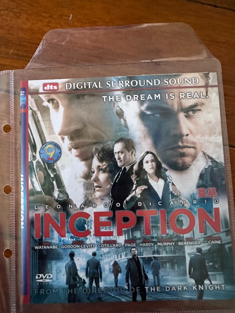 Inception Movie DVD, Hobbies & Toys, Music & Media, CDs & DVDs on Carousell