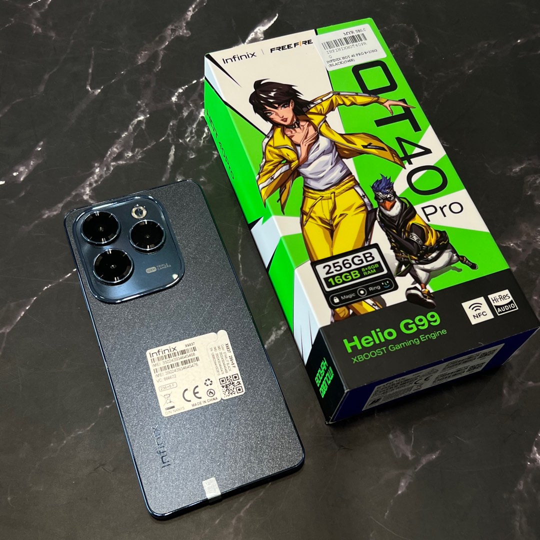 Infinix Hot 40 Pro 256GB Palm Blue, Mobile Phones & Gadgets, Mobile ...