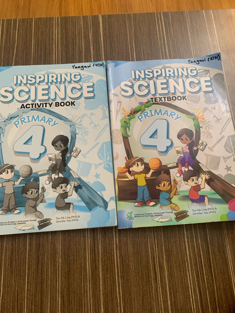 Inspiring science activity book and text book primary 4, Hobbies & Toys ...