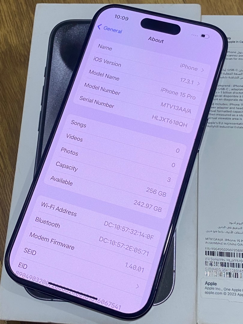 Iphone 15pro 256GB Openline, Mobile Phones & Gadgets, Mobile Phones ...