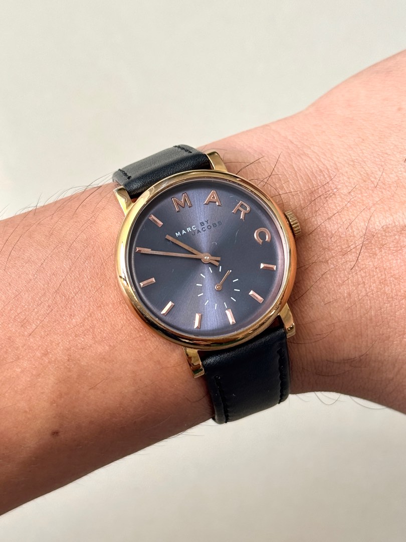 JAM TANGAN MARC JACOBS GOLD SUBSECOND ARLOJI ORIGINAL, Barang Mewah ...