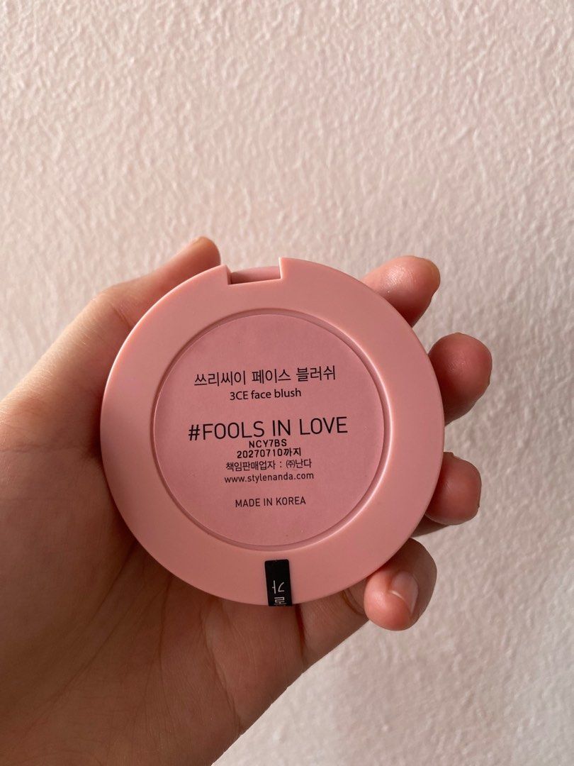 Korean makeup, Korea | 3CE Face blush in Fools in Love, Announcements ...