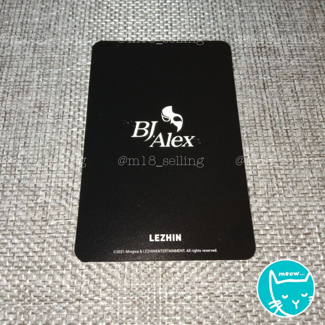 [m18 KR BL MERCH] BJ Alex MD Myungdae Photocard PC (From EN Vol. 3 ...
