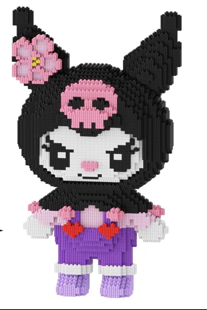 Kuromi brick ( fully assembled), Hobbies & Toys, Toys & Games on Carousell