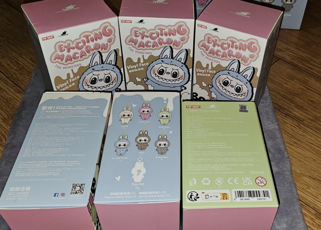 Labubu- Exciting Macarons, Hobbies & Toys, Memorabilia & Collectibles ...