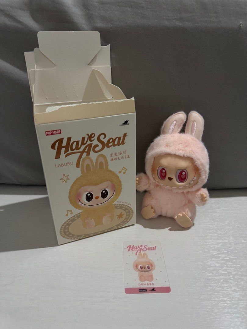 Labubu Have A Seat v2 DADA, Hobbies & Toys, Toys & Games on Carousell