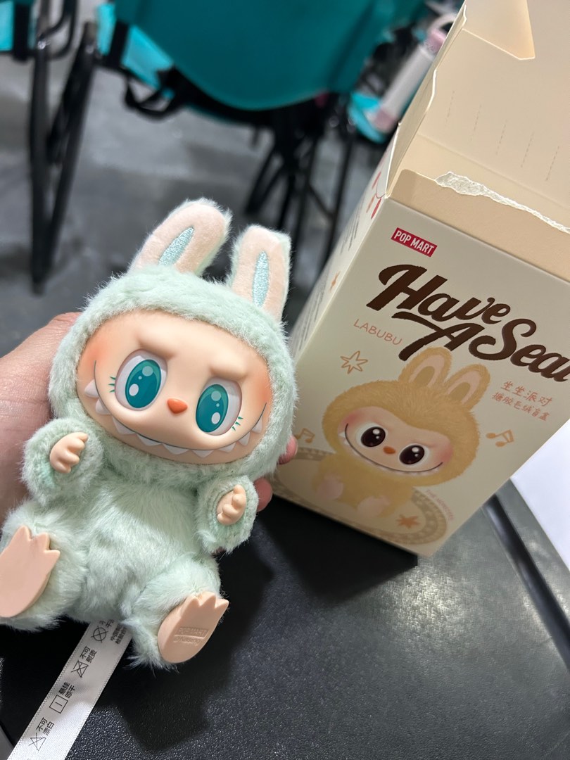 Labubu Have A Seat Version 2 QUQU, Hobbies & Toys, Toys & Games on ...