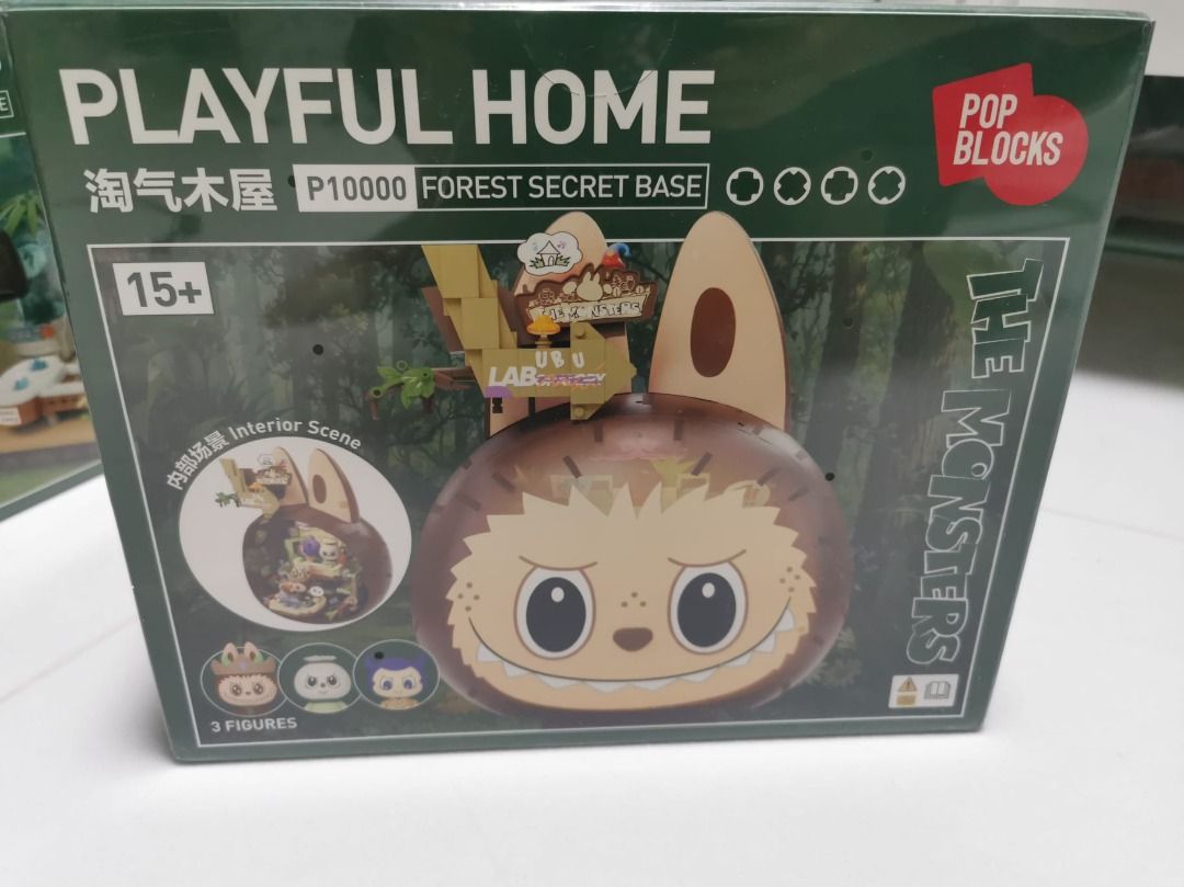(Labubu Head) THE MONSTERS Forest Secret Base Series Blocks-Playful ...