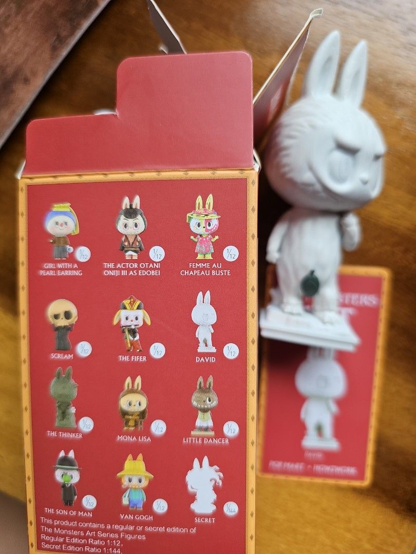 Labubu Paris Lourve art museum figurine, Hobbies & Toys, Toys & Games ...