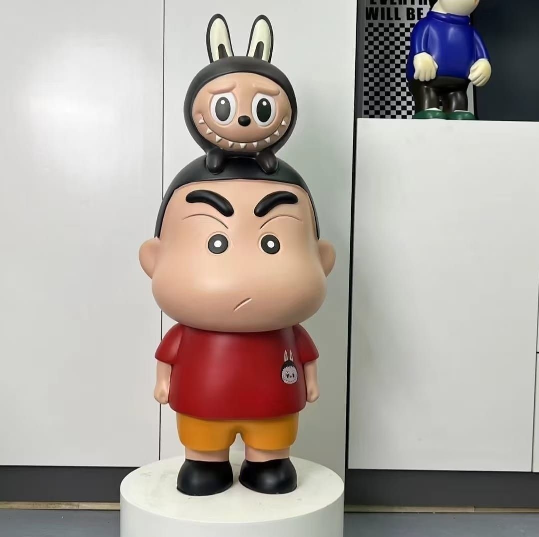 LABUBU SHIN CHAN 80cm, Hobbies & Toys, Toys & Games on Carousell