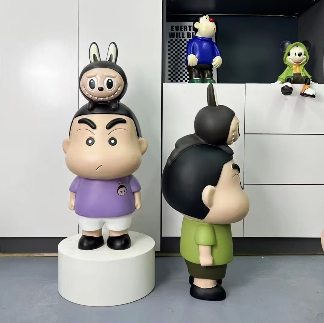 LABUBU SHIN CHAN 80cm, Hobbies & Toys, Toys & Games on Carousell