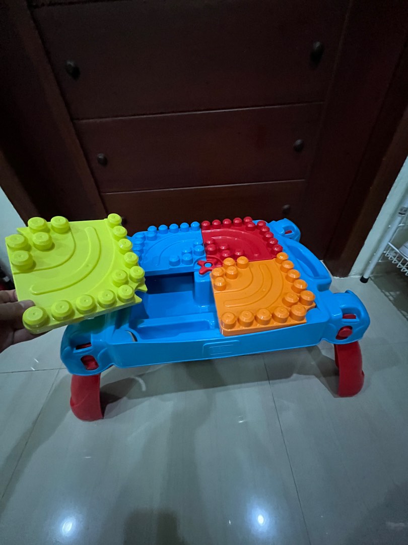 Lego kids table and cart set, Hobbies & Toys, Toys & Games on Carousell