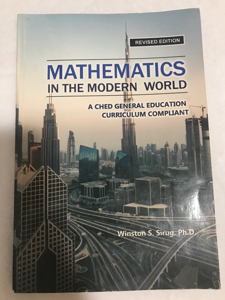 Mathematics in the Modern World book by Dr. Winston S. Sirug, Hobbies ...
