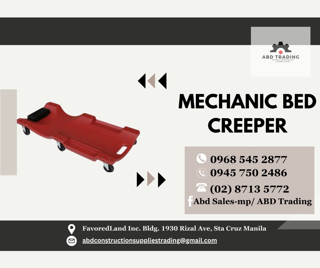 MECHANIC BED CREEPER, Commercial & Industrial, Construction Tools ...