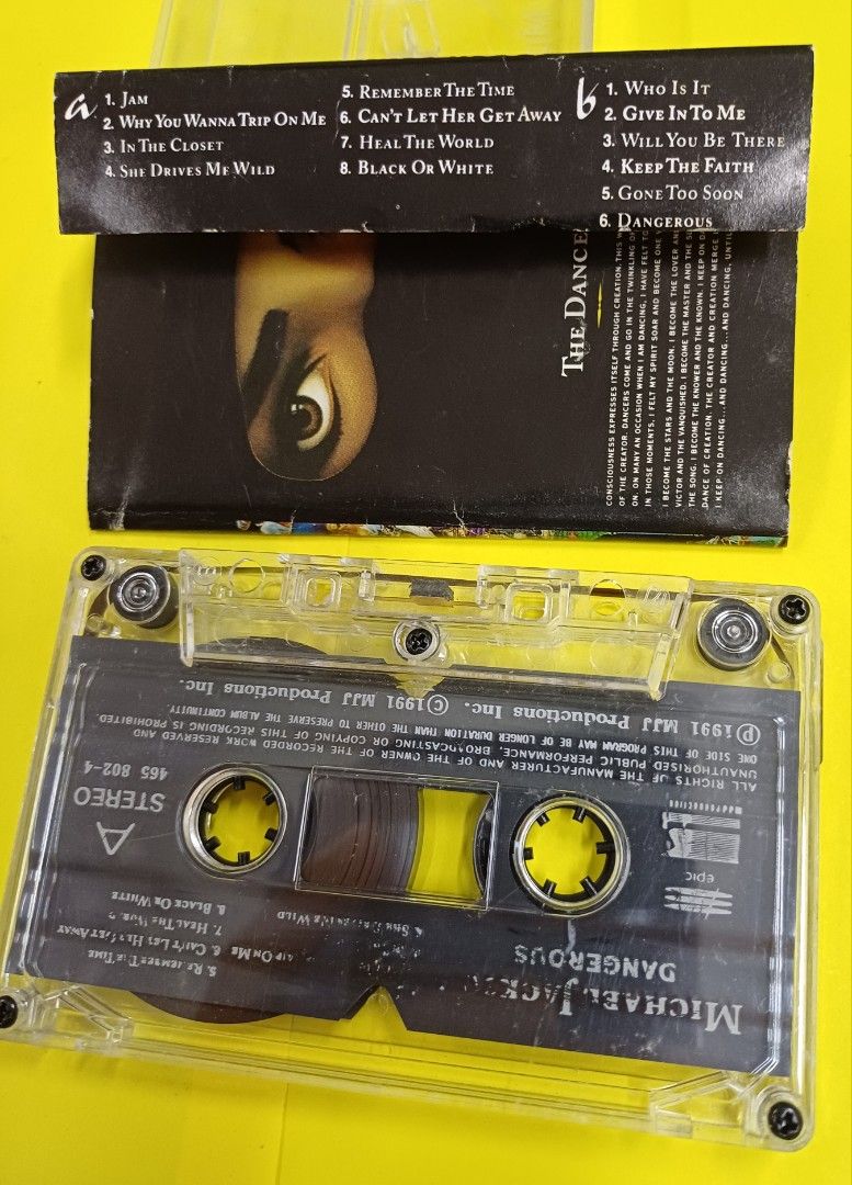 MICHAEL JACKSON - DANGEROUS KASET., Hobbies & Toys, Music & Media, CDs ...