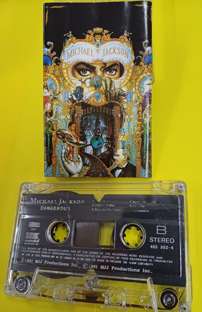 MICHAEL JACKSON - DANGEROUS KASET., Hobbies & Toys, Music & Media, CDs ...
