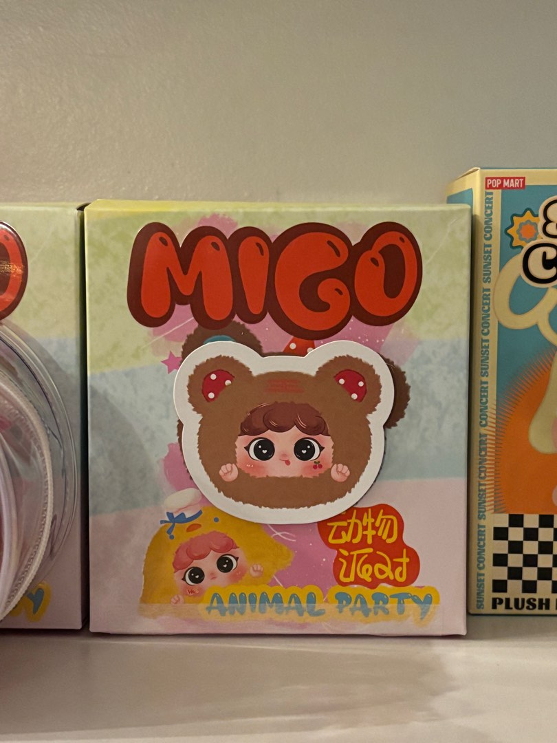 MIGO ANIMAL PARTY PLUSH SERIES, Hobbies & Toys, Toys & Games on Carousell