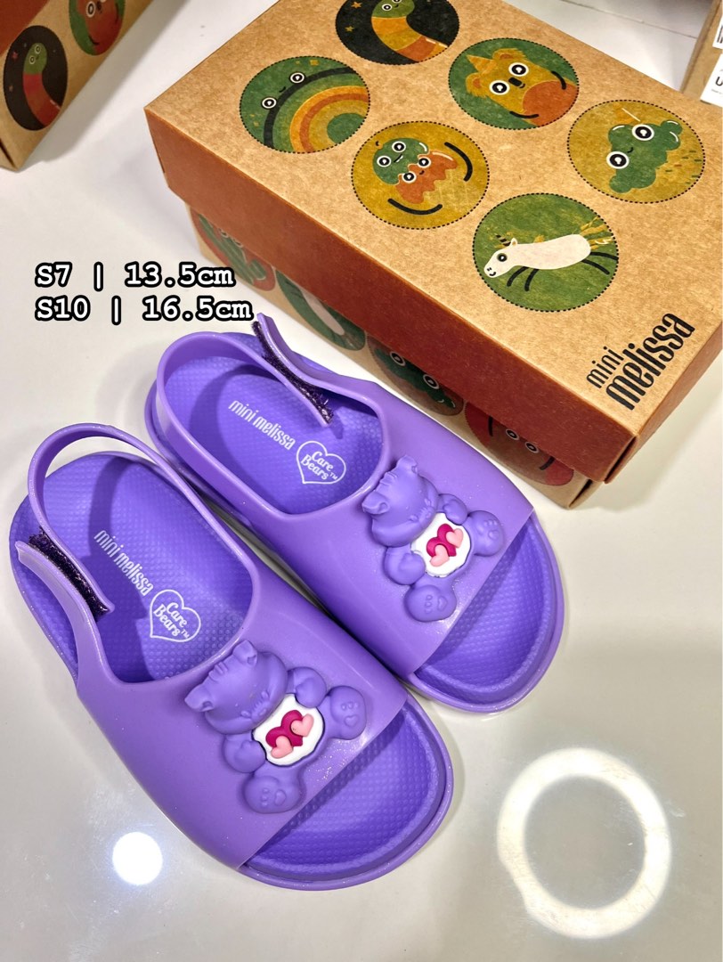 Mini melissa x care bears us7, us8, us10, us11, Babies & Kids, Babies & Kids Fashion on Carousell