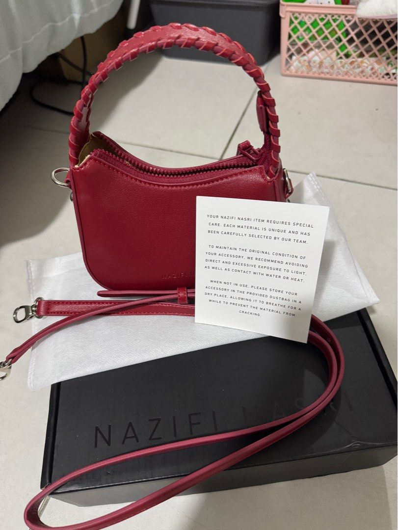 Nazifi Nasri (Mini Raiqa Stitch), Luxury, Bags & Wallets on Carousell