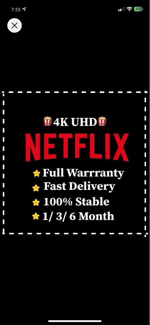 netflix 4k premium, Everything Else, Others on Carousell
