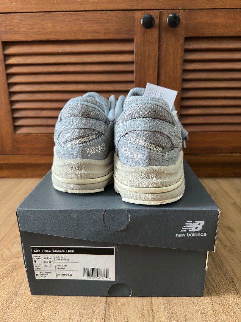 New Balance x Kith: NB 1000 US 9, Men's Fashion, Footwear, Sneakers on ...