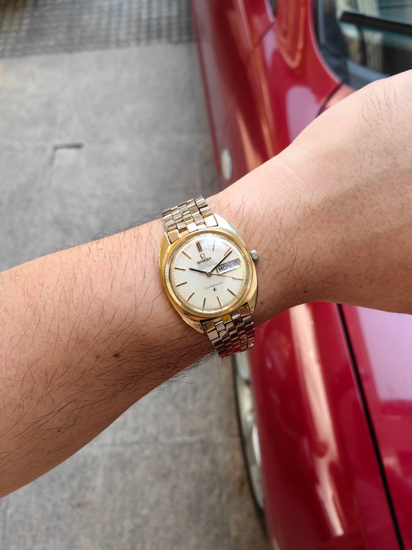 Omega C Shape Constellation 168.019 with Brick Bracelet (0351), Men's ...