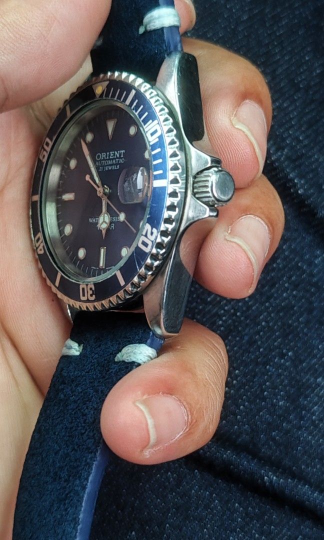 Orient submariner blue, Men's Fashion, Watches & Accessories, Watches ...