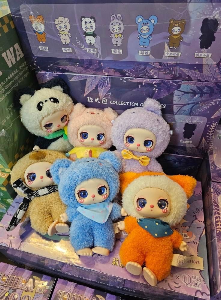 Original LABUBU Liila’s Zoo cute stuff toy, Hobbies & Toys, Toys ...