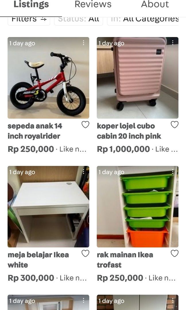 PENIP* IKEA DUKTIG KITCHEN DAN LEMARI RAK IKEA SET, Antik, Furnitur di ...