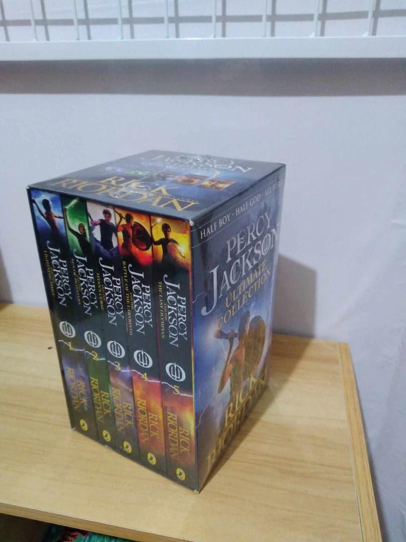 Percy Jackson Collection 5 Books Set (Lightning Thief, Sea of Monsters ...
