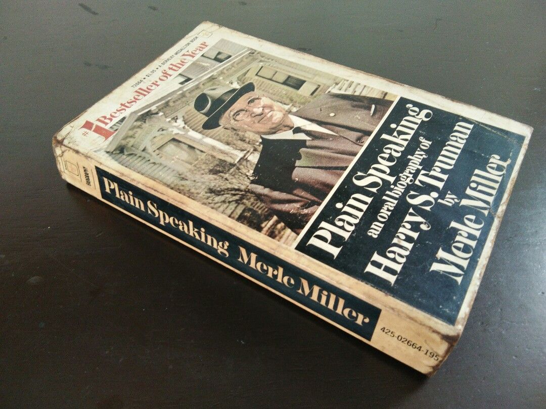Plain Speaking , An Oral Biography of Harry S Truman - Merle Miller, Buku & Alat Tulis, Buku di ...