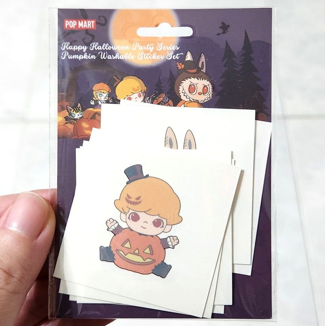 Popmart Labubu Dimoo Molly Happy Halloween Party Series Washable ...