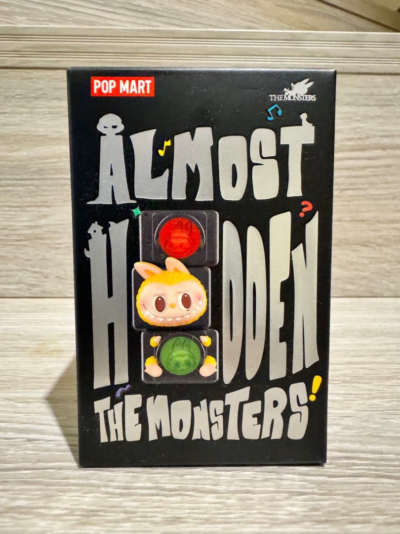 Popmart Labubu The Monster Almost Hidden Series Blind Box, Hobbies ...