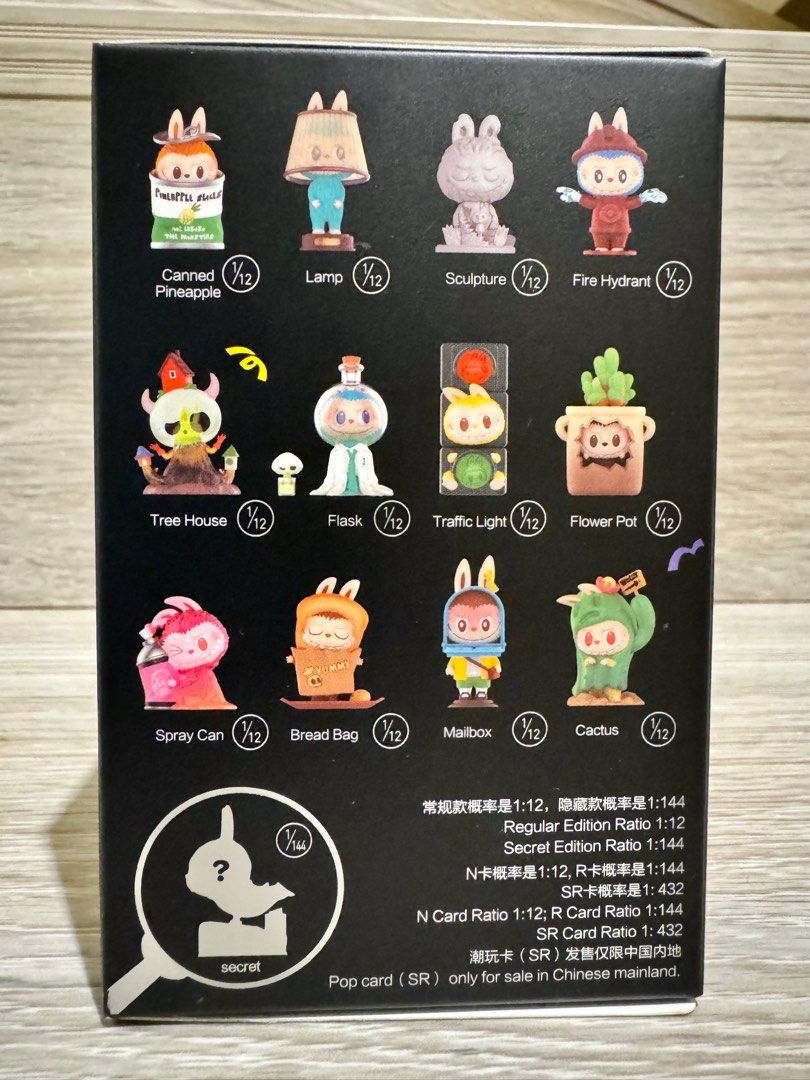 Popmart Labubu The Monster Almost Hidden Series Blind Box, Hobbies ...