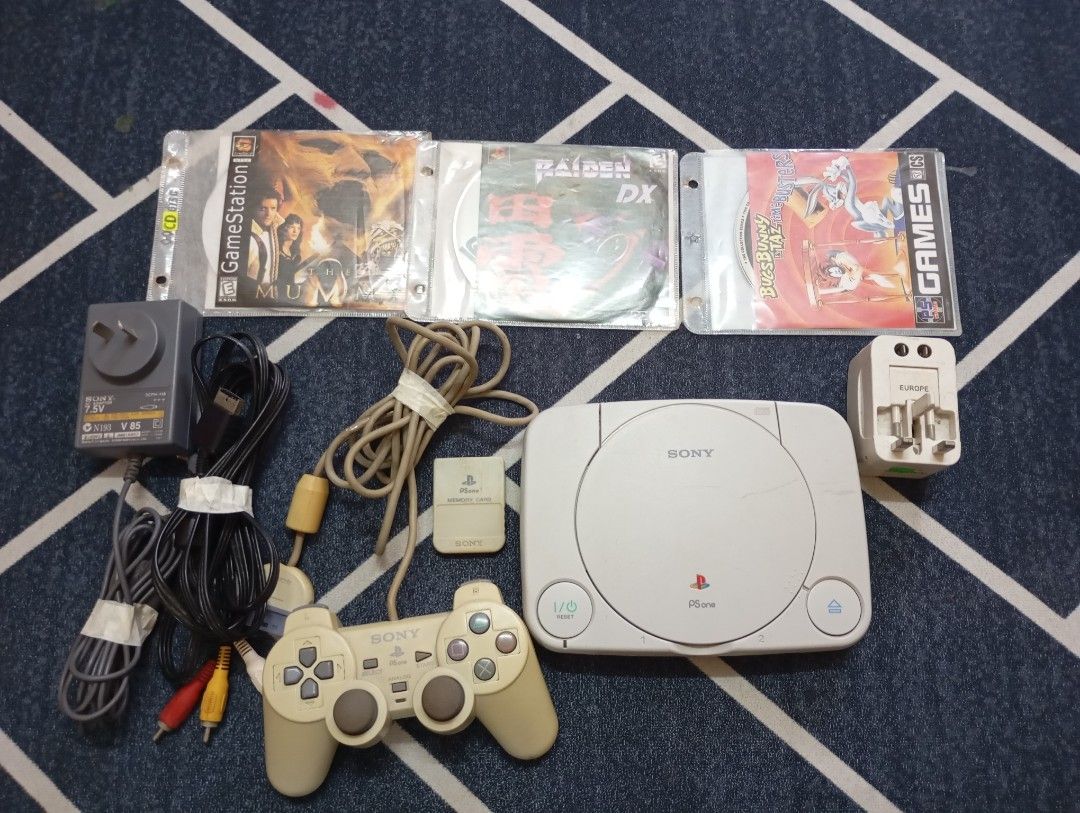 Ps1 SEMI FAULTY COMPLETE SET, Video Gaming, Video Game Consoles ...
