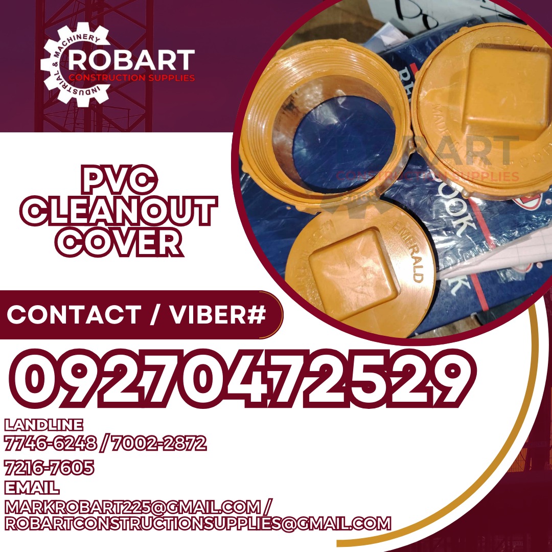 PVC Cleanout Cover, Commercial & Industrial, Construction Tools ...