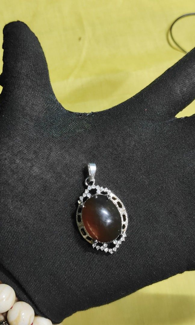 Rantai leher atau getah ember laut dua alam siap ikat sarung 100% asli ...