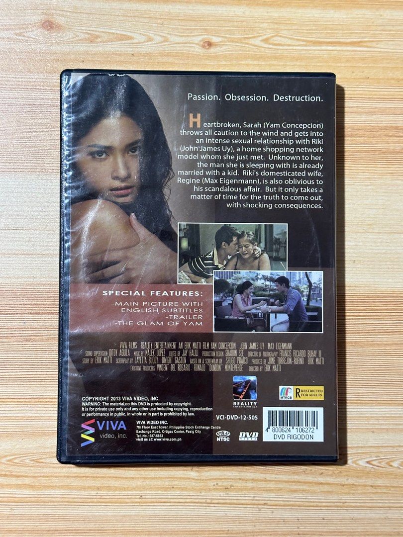 RIGODON DVD Tagalog Movie by Erik Matti Yam Concepcion John James Uy Max Eigenmann, Hobbies ...