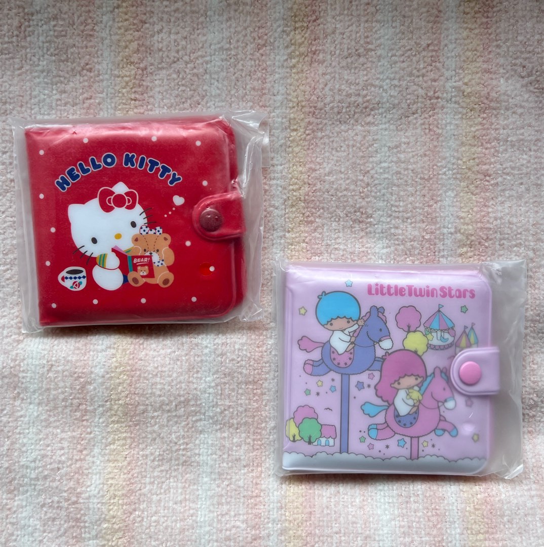 sanrio retro vinyl wallet ( hello kitty, little twin stars), Women's ...