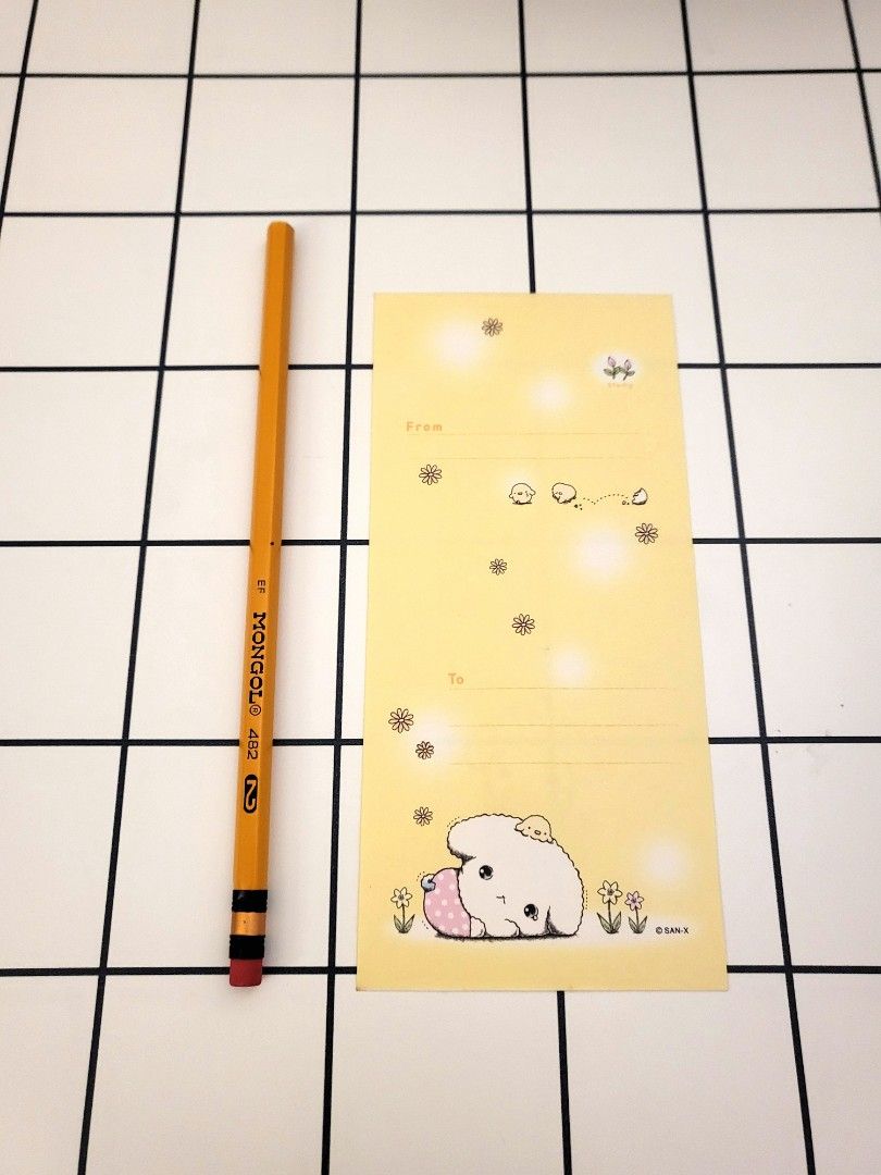 San-X Buru Buru Dog Loose Stationery Set 8, Hobbies & Toys, Stationary ...