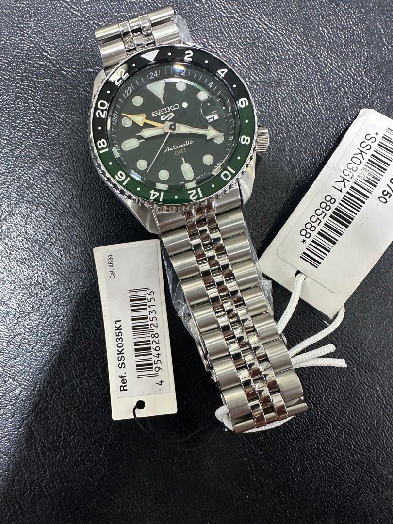 Seiko GMT SSK035 SSK035K1, Men's Fashion, Watches & Accessories ...