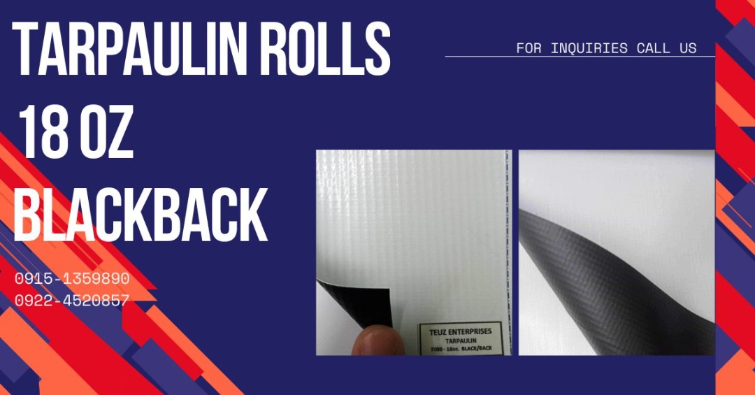 SELLING! 18oz BLACKBACK - TARPAULIN ROLLS FOR BILLBOARD, Everything ...